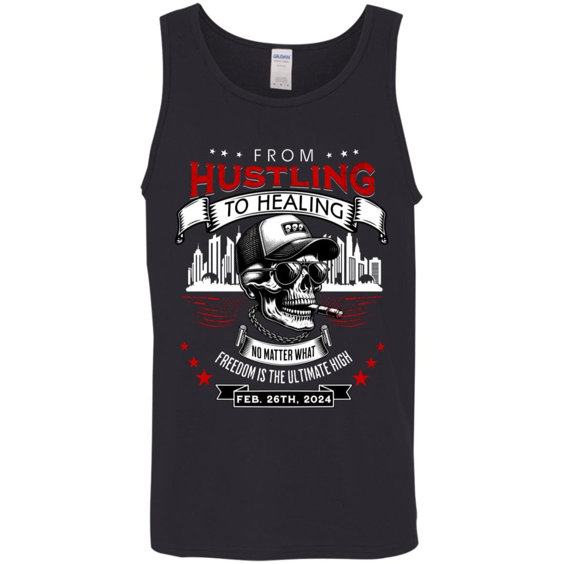 Custom Recovery Tank | Inspiring Sobriety | From Hustlin' To Healing